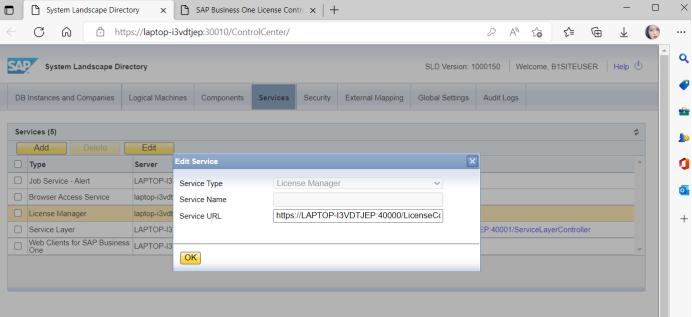 B1操作课堂第六期 | SAP B1系统架构目录 (SLD) 和许可证服务器问题的故障排除步骤